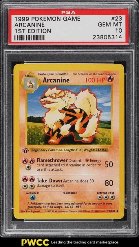 Arcanine Pokémon Card Value | Search Underground
