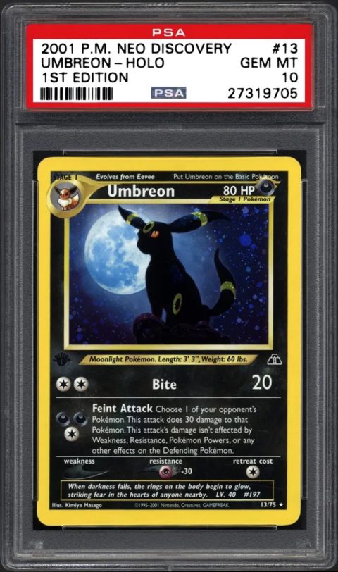 Most Expensive Umbreon Card: Umbreon Pokémon Card Value | Search ...