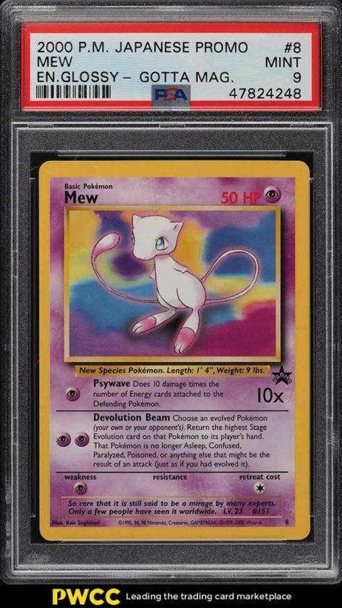 Top 10 Mew Pokémon Card Values | Search Underground