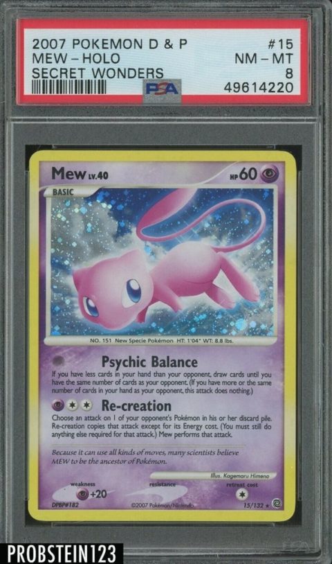 Top 10 Mew Pokémon Card Values | Search Underground